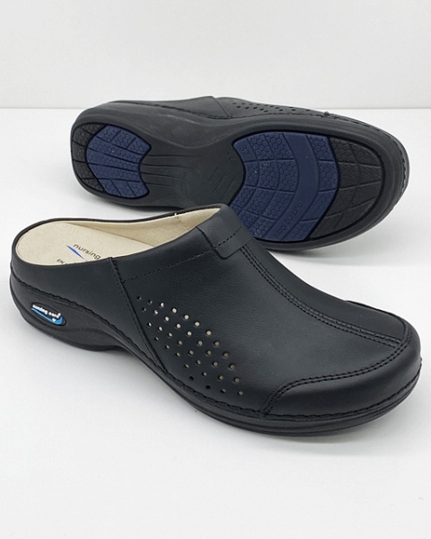 Antystatyczne buty medyczne Nursing Care Veneza WG3A11 czarne, tęgość H ...